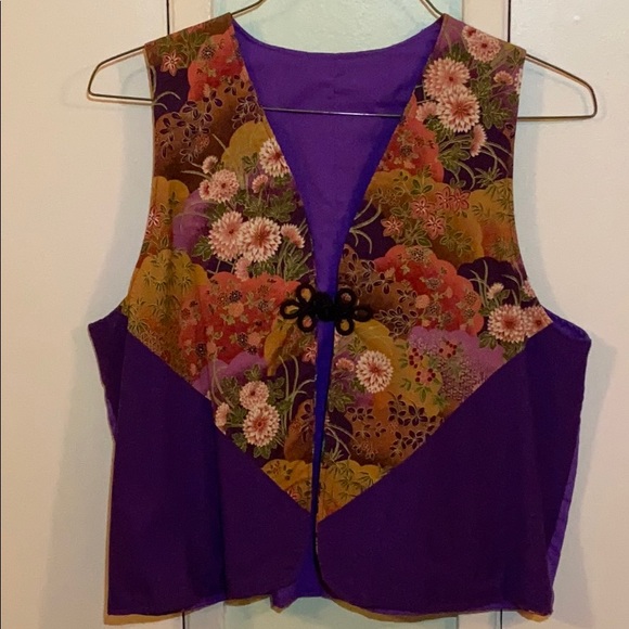 Jackets & Coats | Authentic Vintage Reversible Japanese Vest Xl | Poshmark